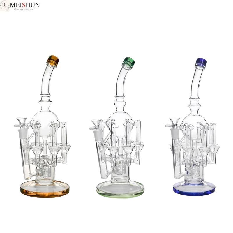 Wholesale Showerhead Perc Matrix Recycler Bong