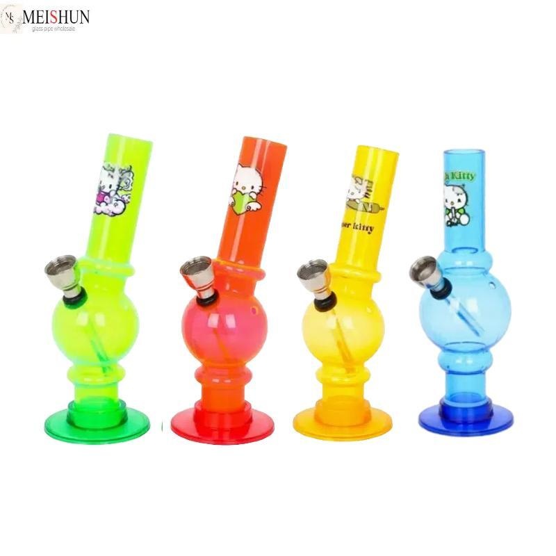 Wholesale Colorful Pretty Acrylic Hello Kitty Bong