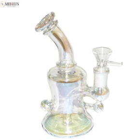 Iridescent Glass Bongs Mini DAB Rig Wholesale Supply