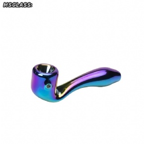 Wholesale New Electroplate Mini Sherlock Pipe Glass Pipe Manufacturer ...