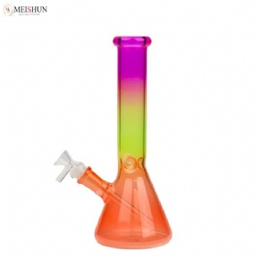 10inch Colourful Gradient Customizable Beaker Bong